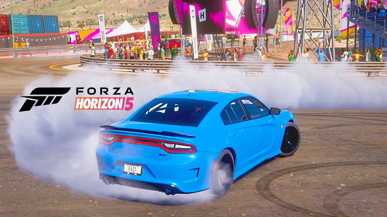 Forza Horizon 5 : NEW Dodge Hellcat upgraded 1050HP test drive!! - YouTube