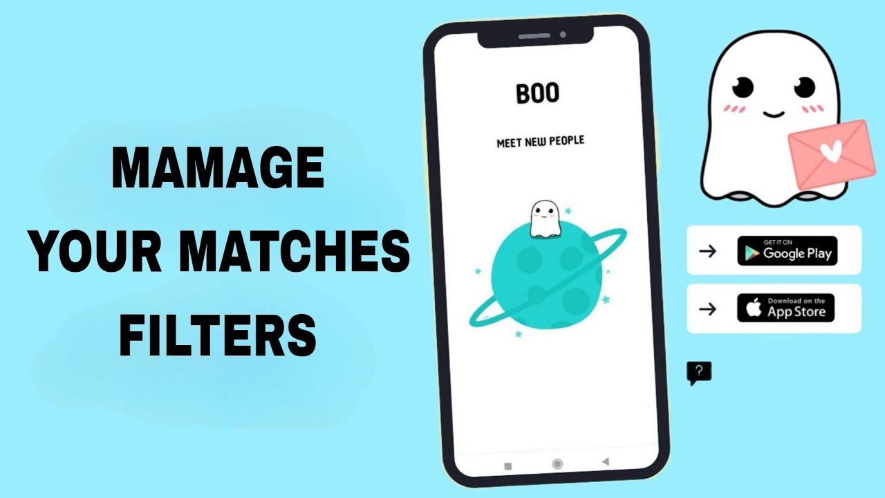 How To Manage And Customize Your Matches Filters On Boo app - YouTube