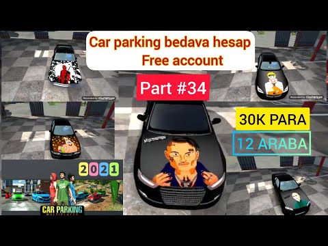 Car parking multiplayer bedava hesap free accounts nadir çizimli arabalar part#34