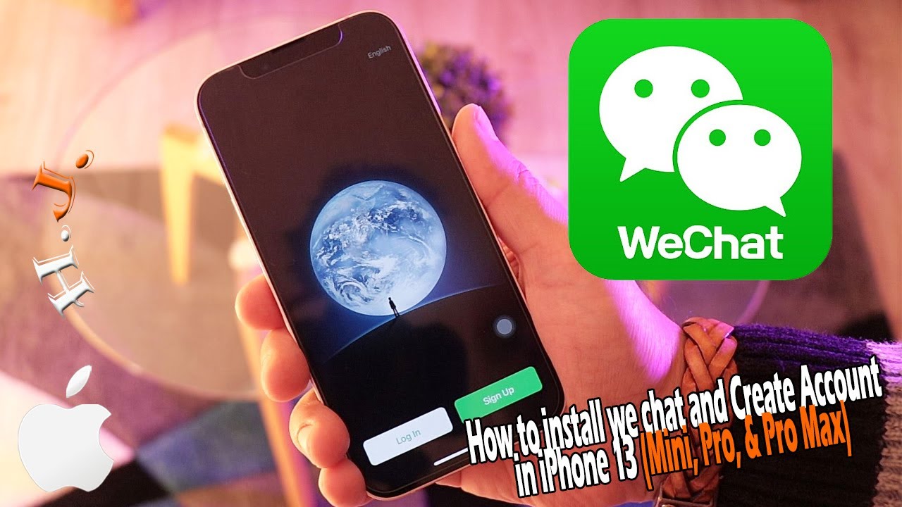 How to install WeChat and Create Account in iPhone 13(Mini, Pro, & Pro ...