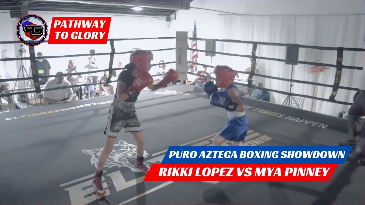 Rikki Lopez vs Mya Pinney Puro Azteca Boxing Showdown #boxing #fight # ...