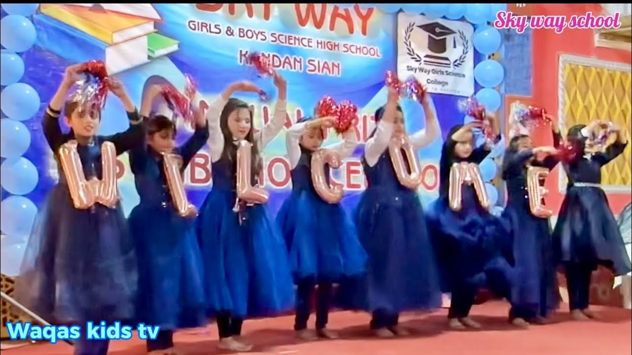 Welcome tableau song | best performance | sky way school functions ...