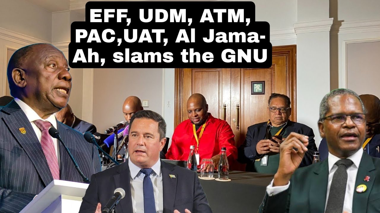 Progressive caucus criticize the GNU | EFF, UDM, PAC, UAT, ATM, and Al ...