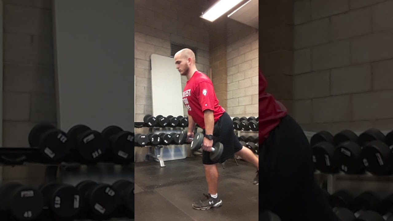 Single Leg DB RDL 2 DB - YouTube