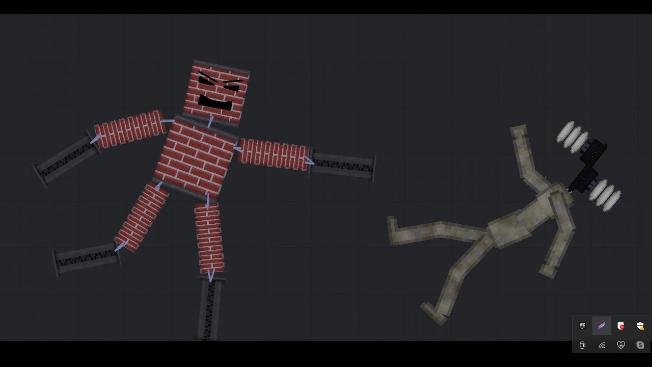 Brick Golem fights against Siren Heads! | People playground - YouTube