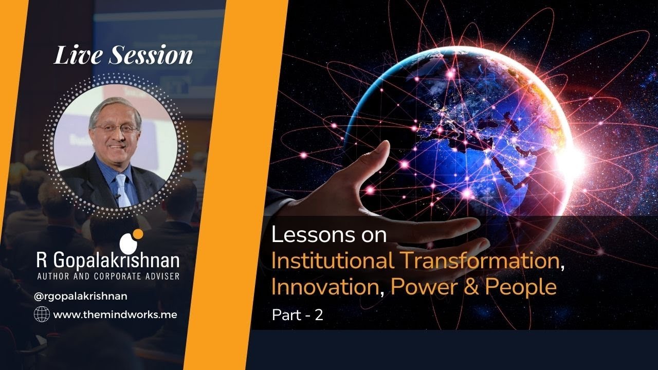 Lessons on Institutional Transformation, Innovation, Power & People by ...