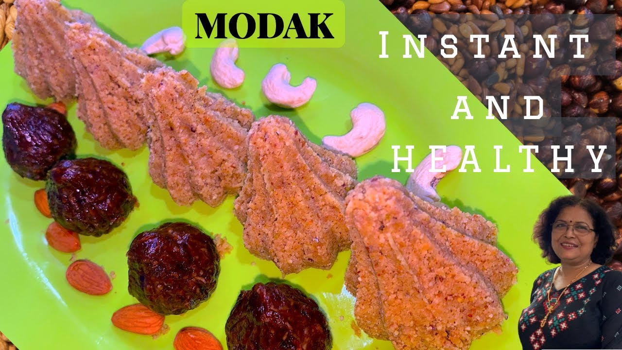 2 Instant and healthy modak Recipe || Mewa/dry fruit modak || Dates ...