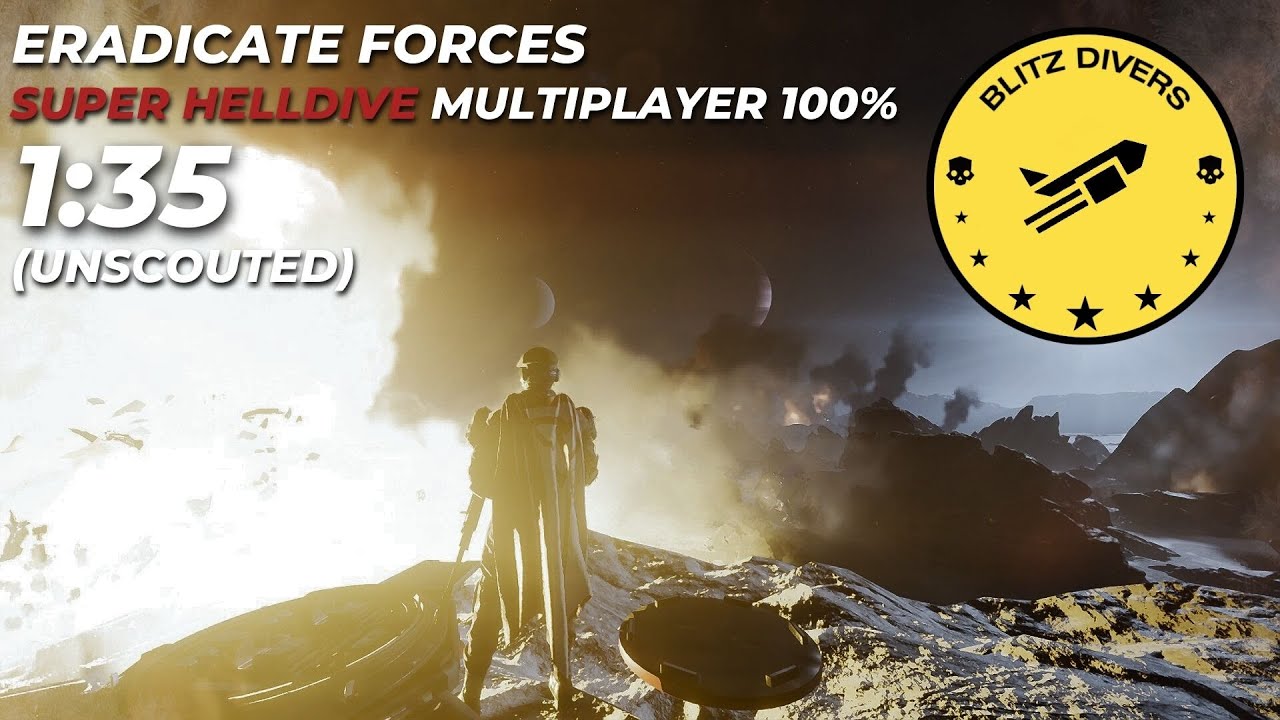 Helldivers 2 Speedrun // Eradicate Automaton Forces / 1:35 / SUPER HELLDIVE - YouTube