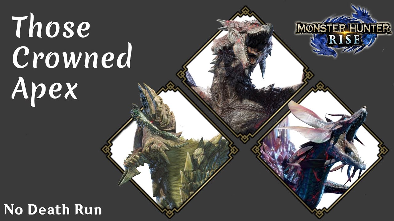 [Gauntlet] Apex Monsters Trio - Solo, No Death Run | Monster Hunter ...