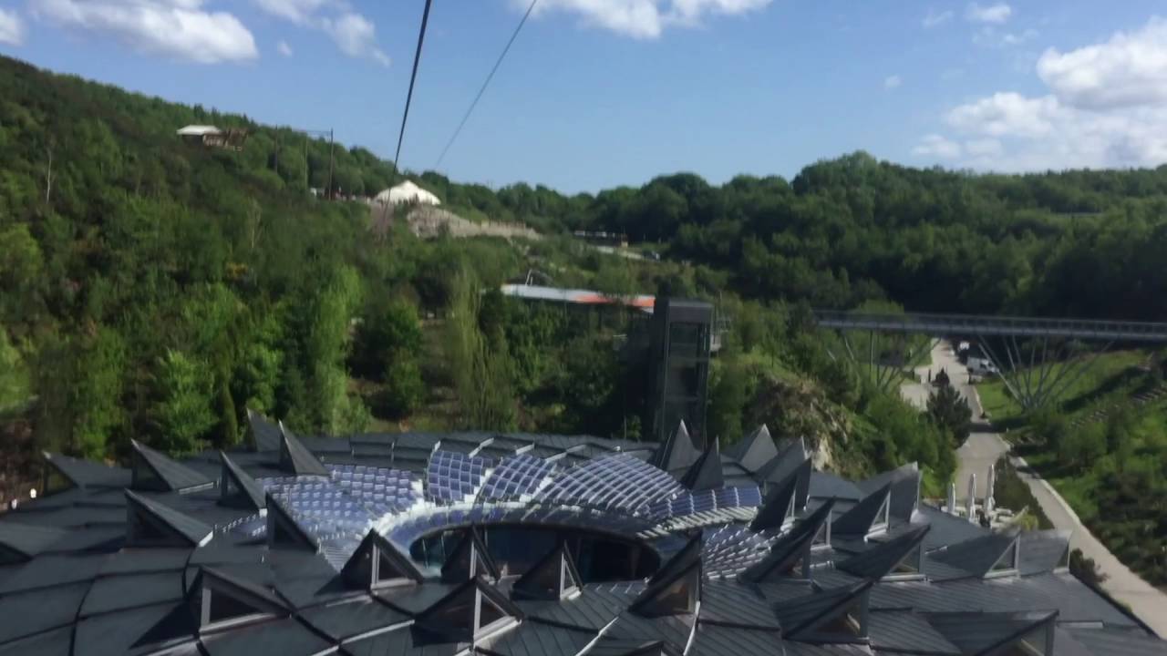 Eden Project Zipline - YouTube