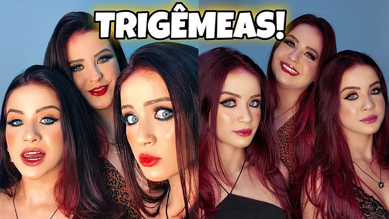 SOMOS TRIGÊMEAS!! - YouTube