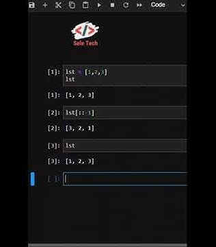Two ways to reverse List | Python - YouTube