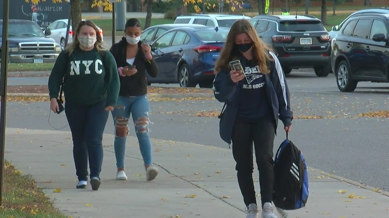 Anoka-Hennepin School District Begins Hybrid Model Tuesday - YouTube
