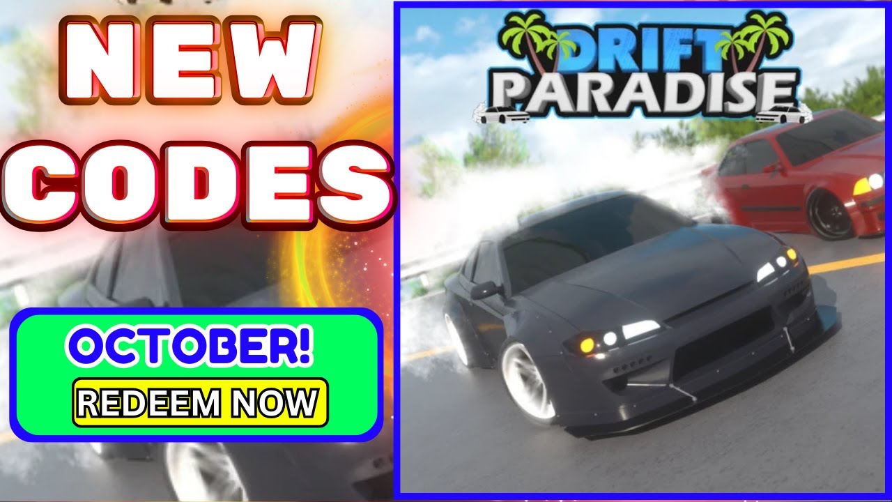 ⚠️New⚠️ ALL WORKING UPDATE CODES For Drift Paradise Roblox Drift Paradise Codes 2024 - YouTube