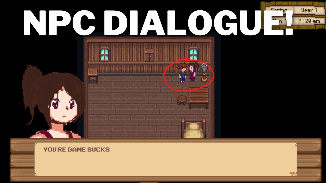 NPC Dialogue! - YouTube