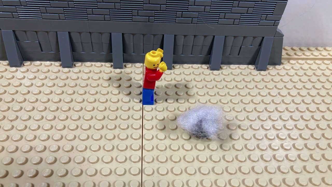 Lego man gets blown up - YouTube