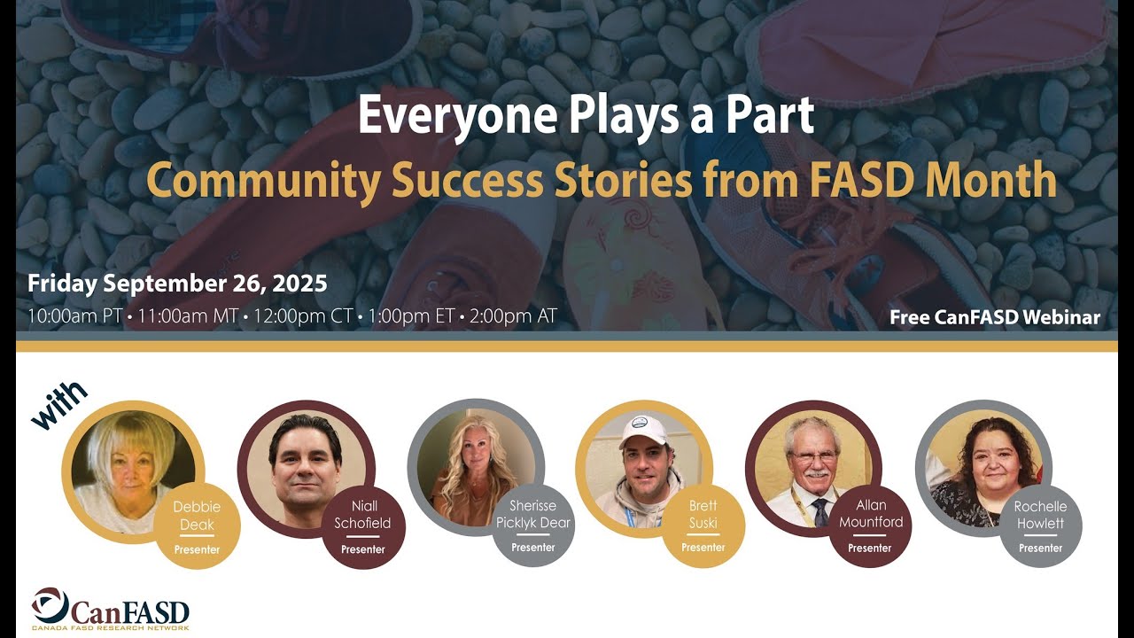 Everyone Plays a Part: Community Success Stories from FASD Month - YouTube