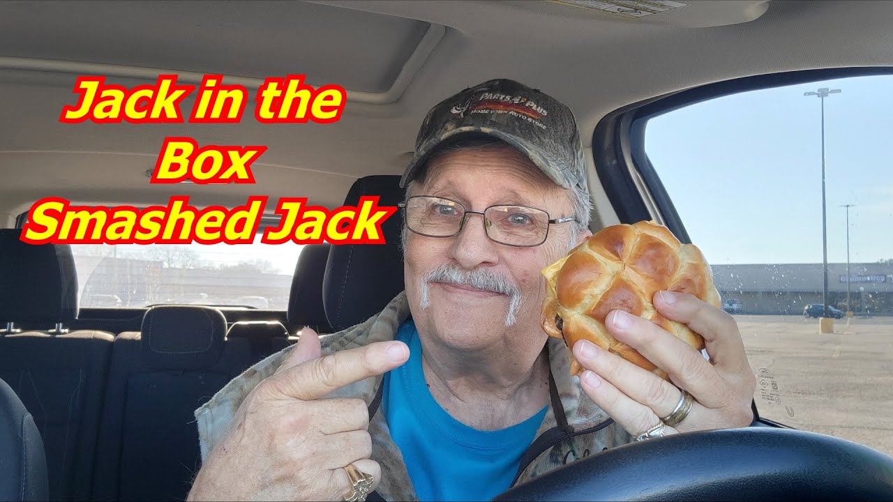 Jack in the Box Smashed Jack Burger Taste Test and Rating - YouTube