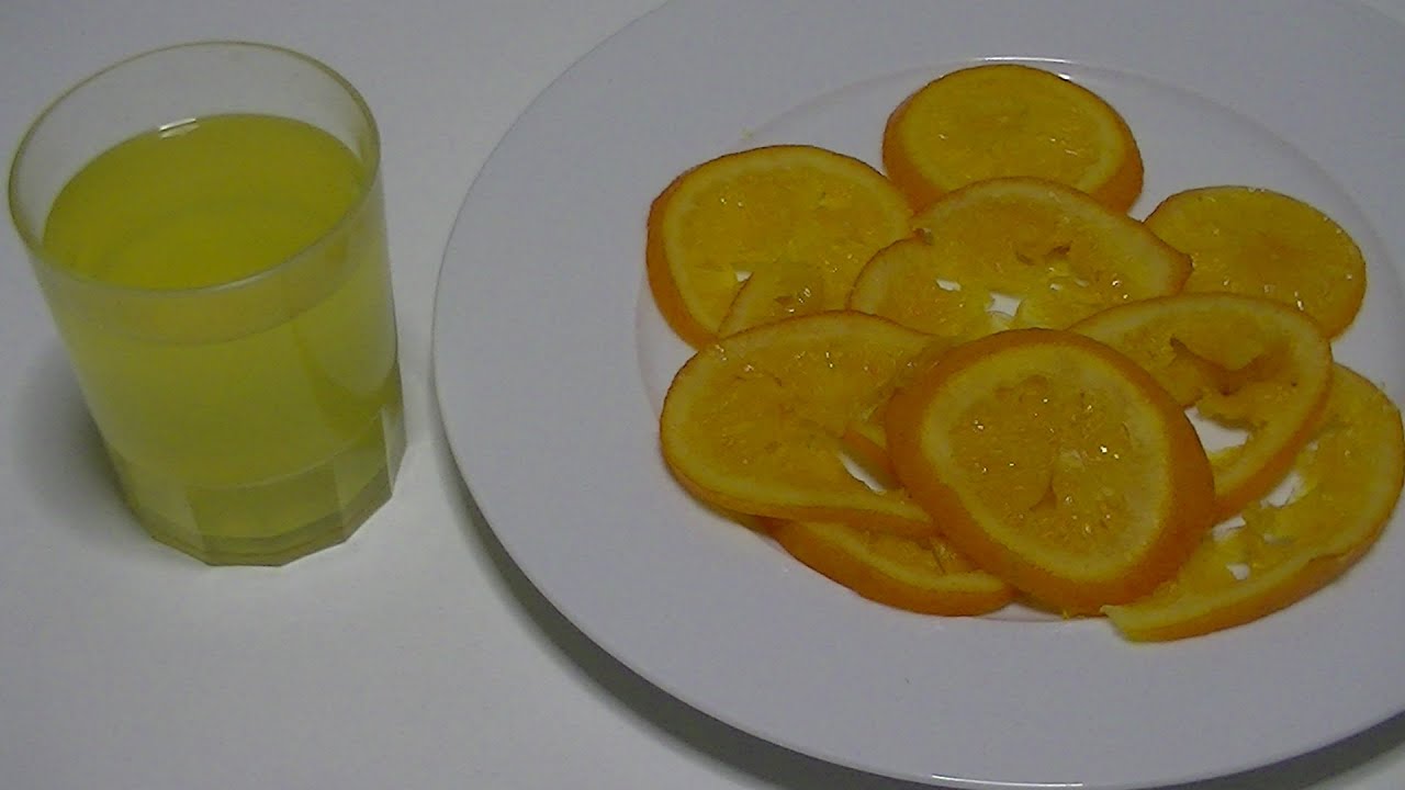 COMO HACER NARANJA ESCARCHADA O CONFITADA - YouTube