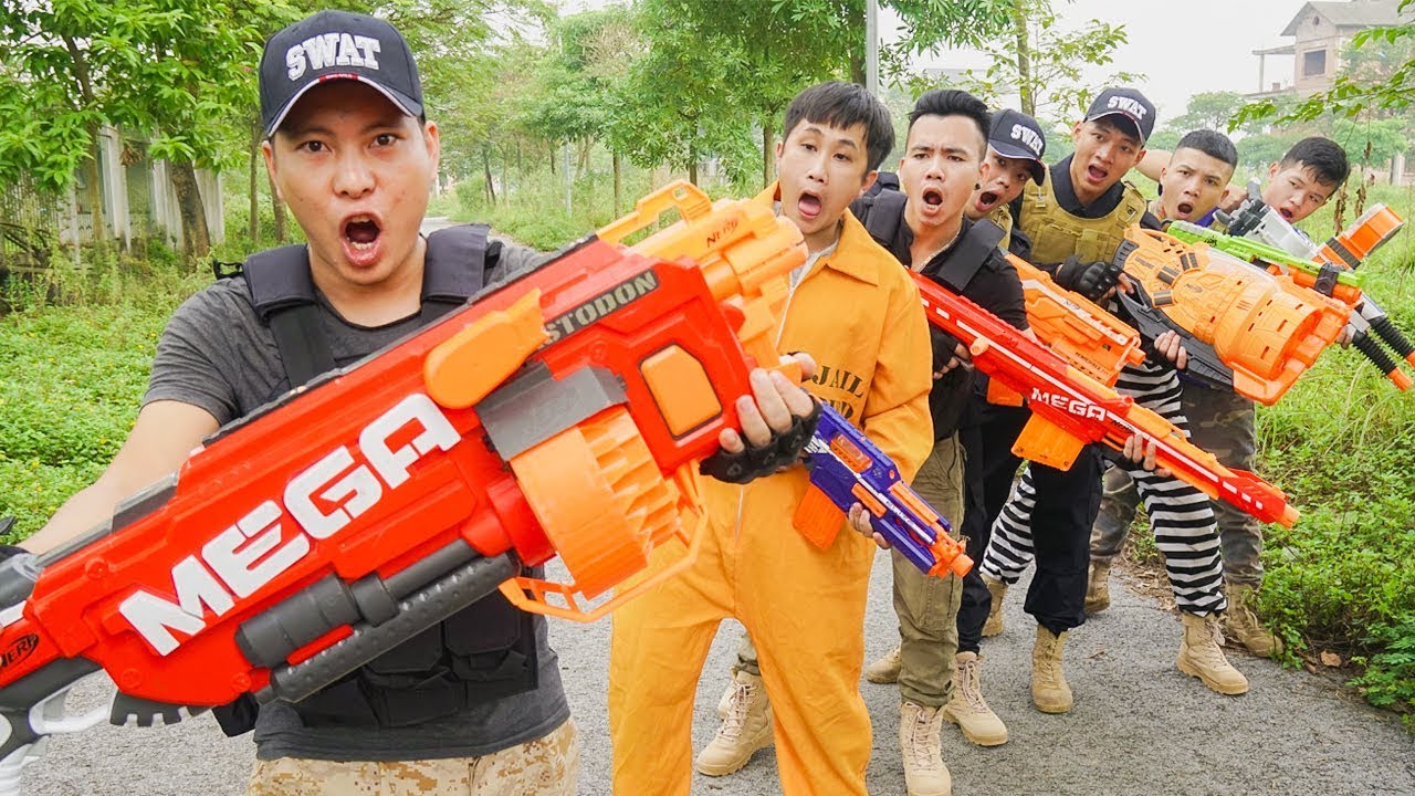 Nerf War: Warrior Force Nerf Guns Enemy Group Fight Nerf Movie - YouTube