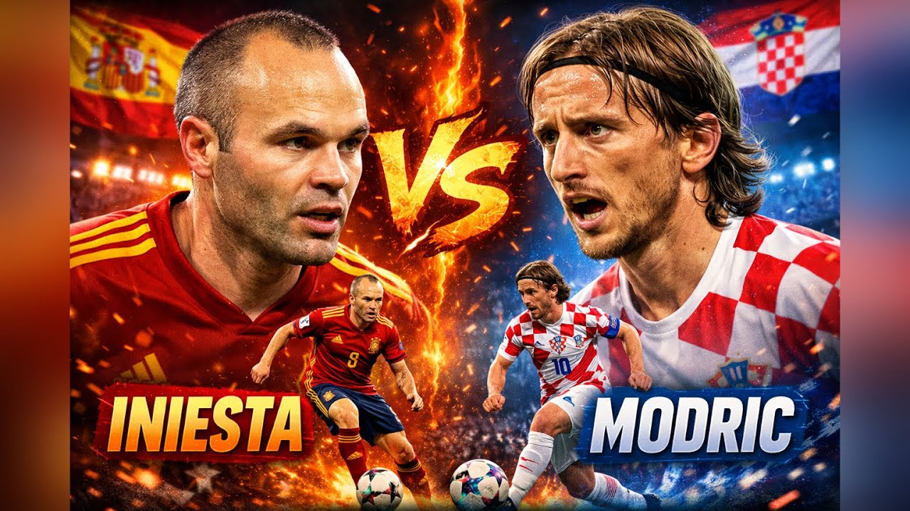 Iniesta vs Modric quien era mejor?? - YouTube