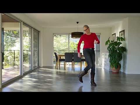 Redhead Line Dancing Tutorial and Demo Video