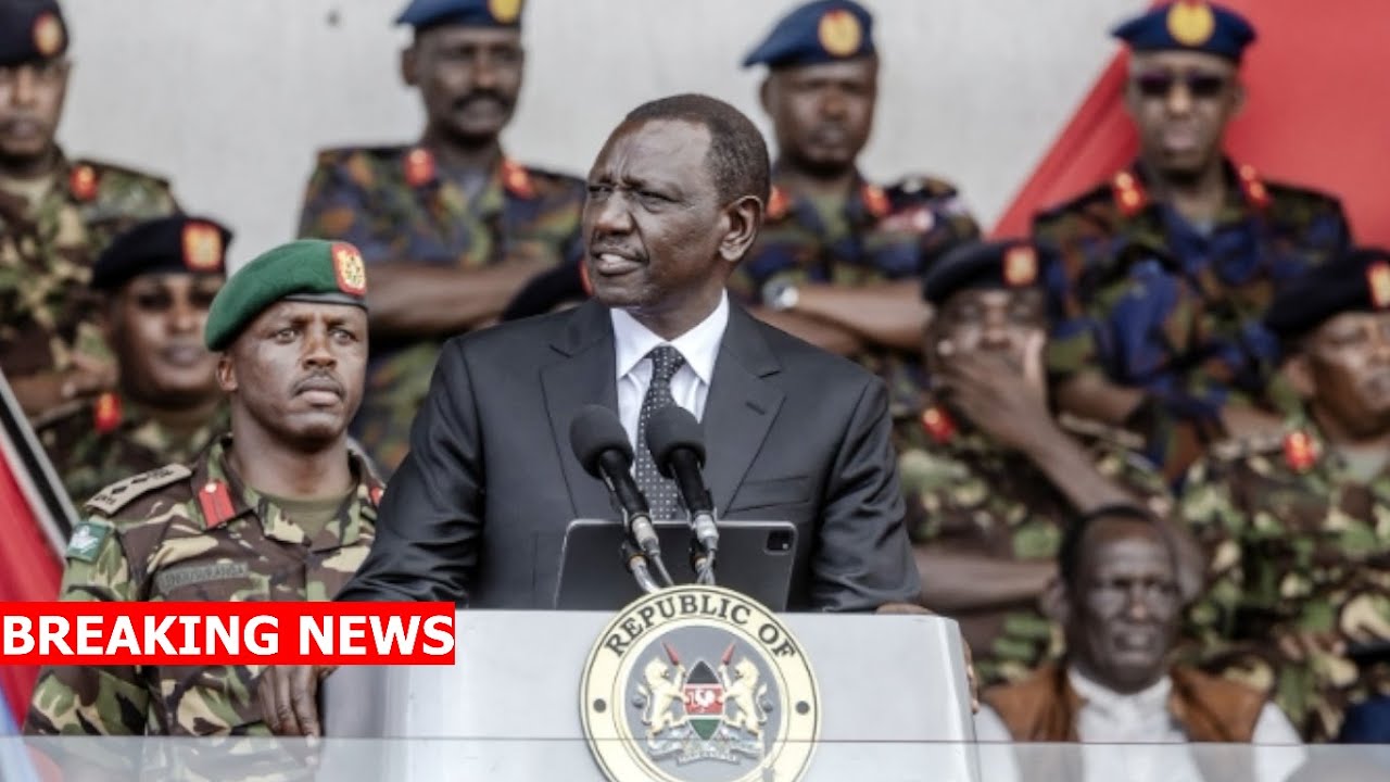 BREAKING NEWS: President Ruto speaking now in Lanet, Nakuru after ...