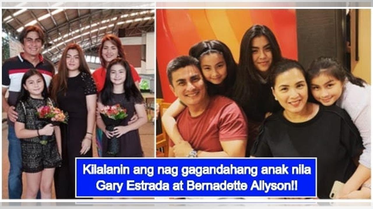 Meet Gary Estrada and Bernadette Allyson's lovely daughters - YouTube