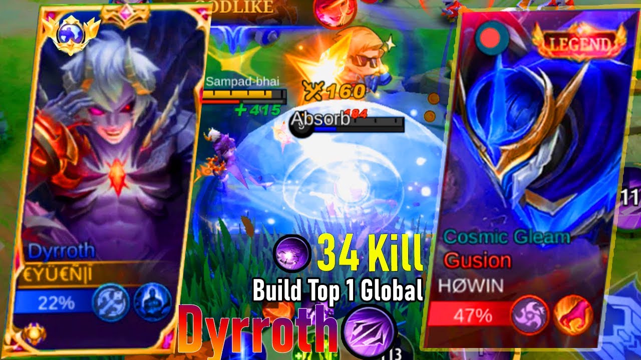 RIVALRY IGNITED: DYRROTH VS GUSION - 34 KILLS AND A GLORIOUS VICTORY IN ...