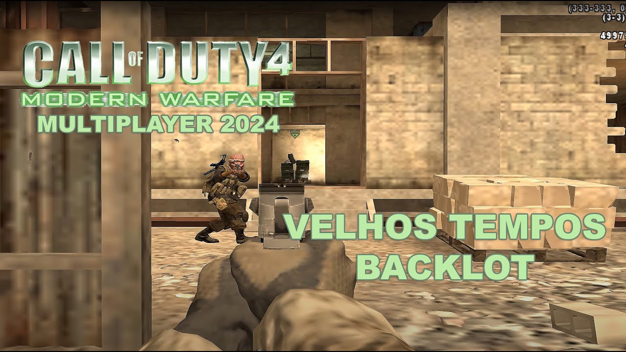 Call of Duty 4 MW 2007 - Nostalgia no Mapa Backlot - Velhos tempos de ...