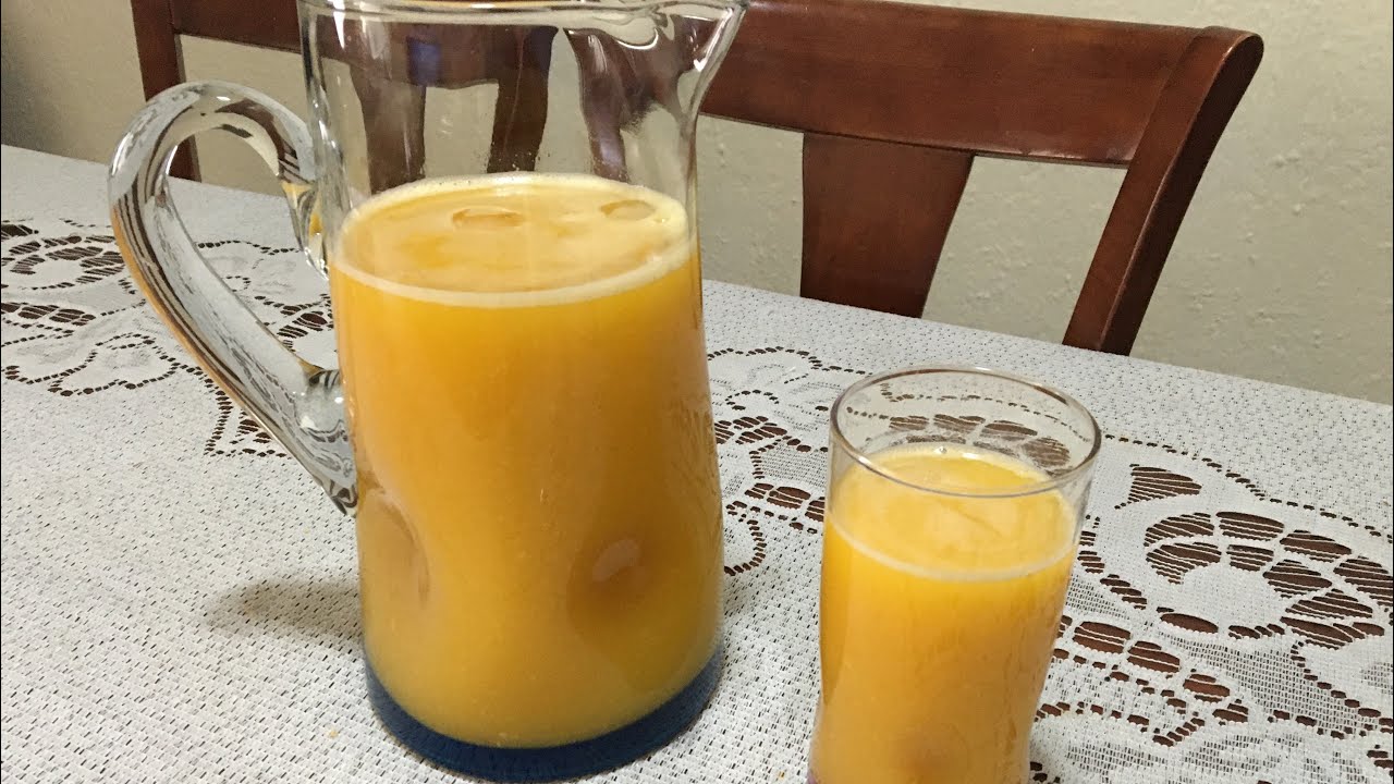 Agua de Guayaba con Mango - YouTube