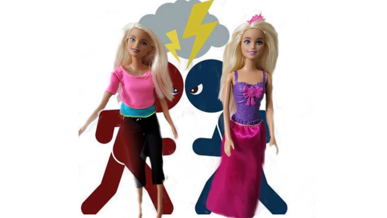 Funny video of barbie and barbie fighting pt1.pt2 coming soon - YouTube