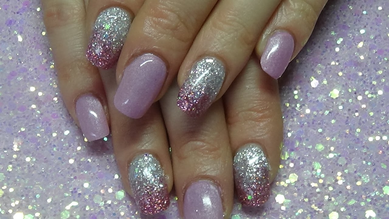 Acrylic nails using cjp[pink nails] - YouTube