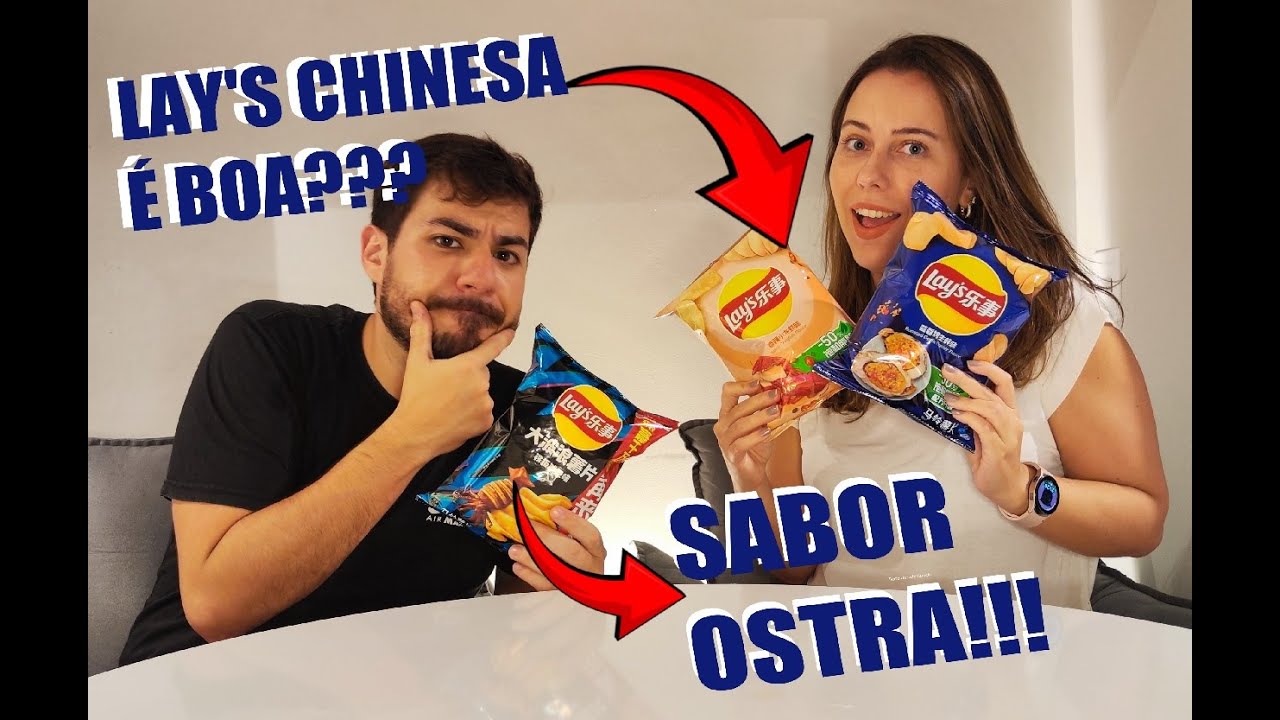PROVANDO AS BATATAS MAIS FAMOSAS DA CHINA! LAY'S SABOR OSTRA??? - YouTube