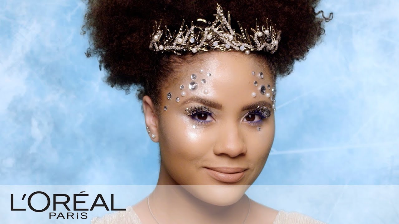 Ice Queen Halloween Makeup Tutorial - YouTube