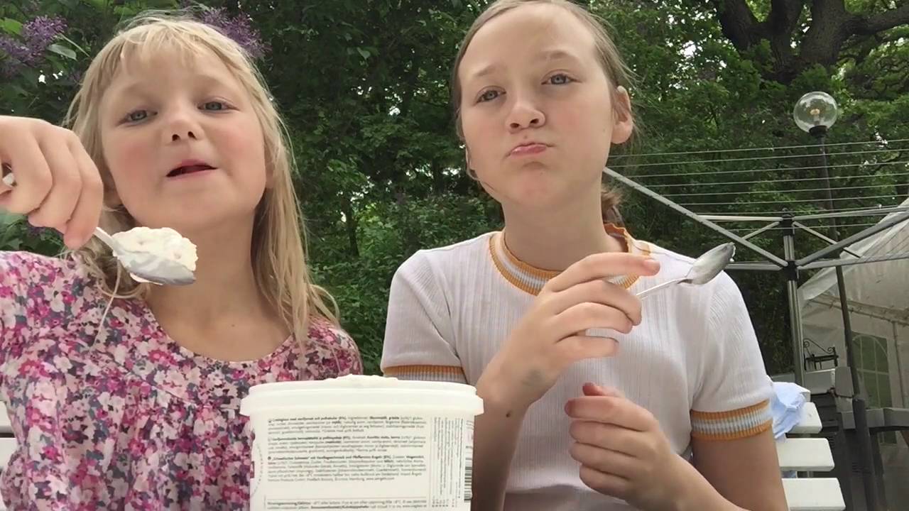 Testar glass med Ottilia - YouTube