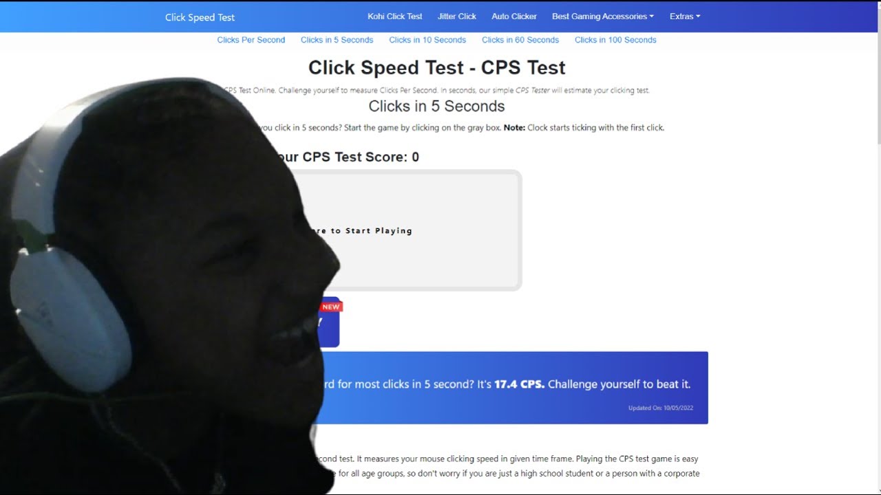 HOW TO CLICK THE FASTEST - YouTube
