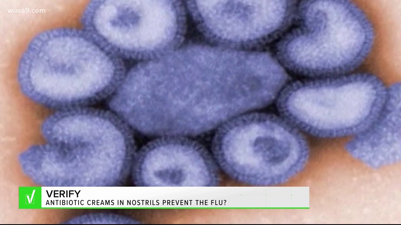 Verify: Antibiotic creams in nostrils prevent the flu? - YouTube