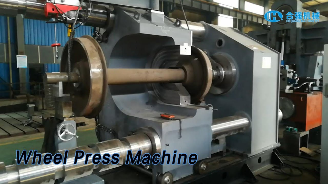 Horizontal Wheel Press Machine 31.5MPa 630T Force Hydraulic - YouTube