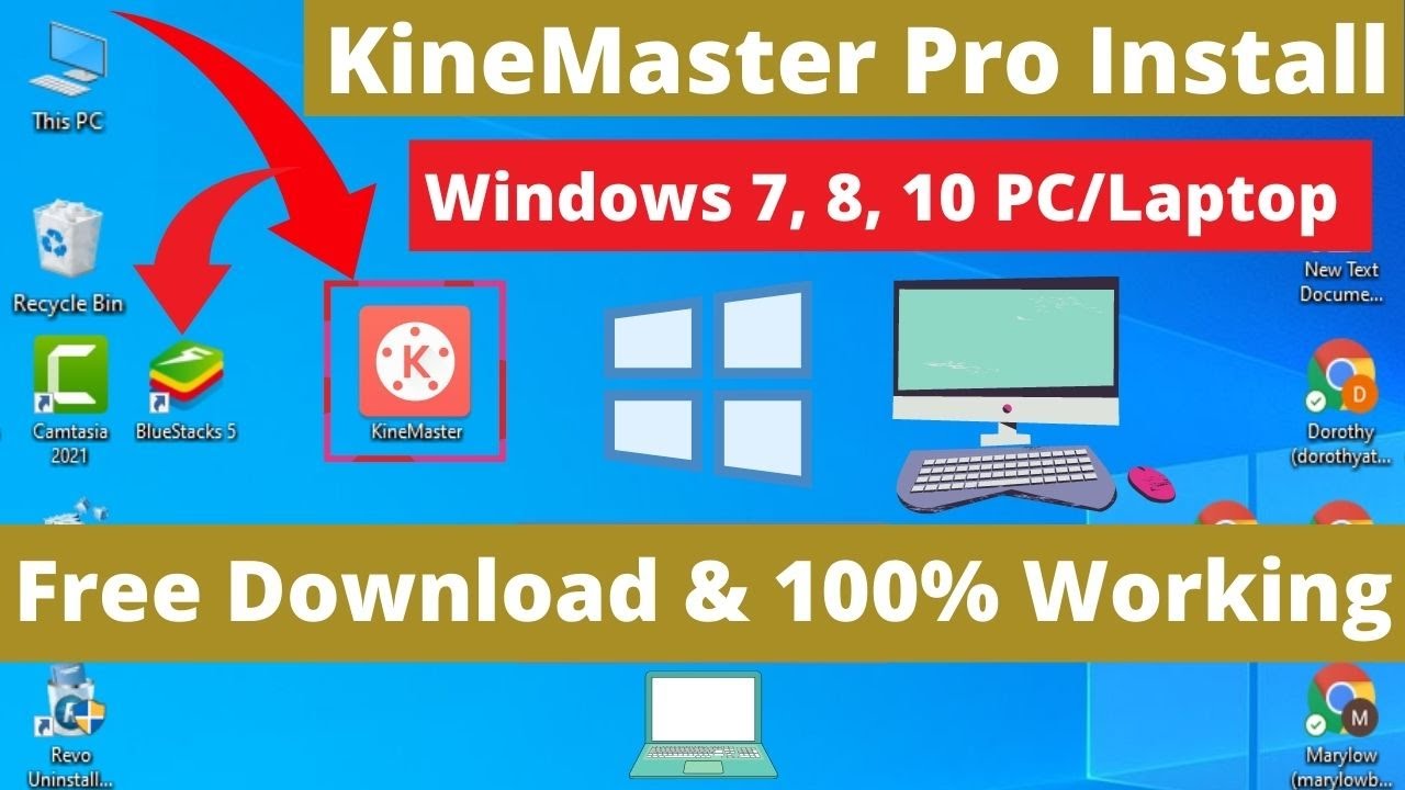 KineMaster Video Editing For PC windows 10 8 7 || KineMaster Video ...