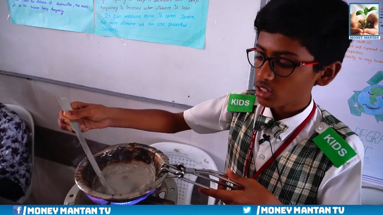 Biodegradable Plastic | Science Experiments | Ashwin | KB School ...