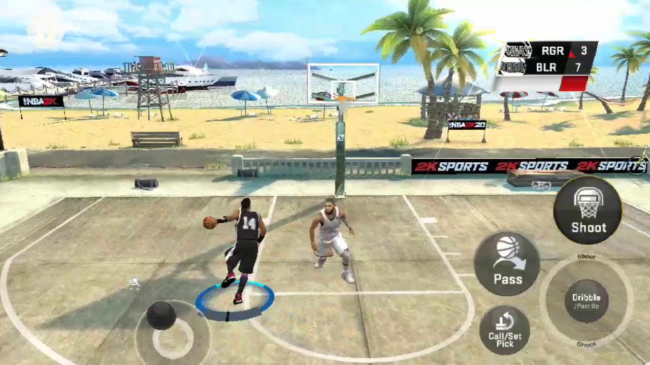 NBA 2K20 Mobile ( Android ) I Blacktop Mode I 1 VS 1 - Ankle Breaker ...