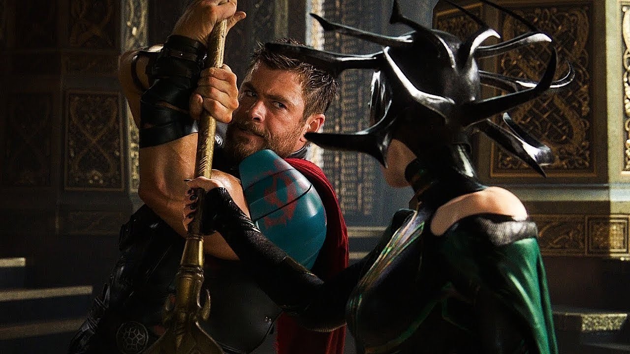 Thor vs Hela-Throne Room Fight Scene-Thor Lost His Eye-Thor Ragnarok ...