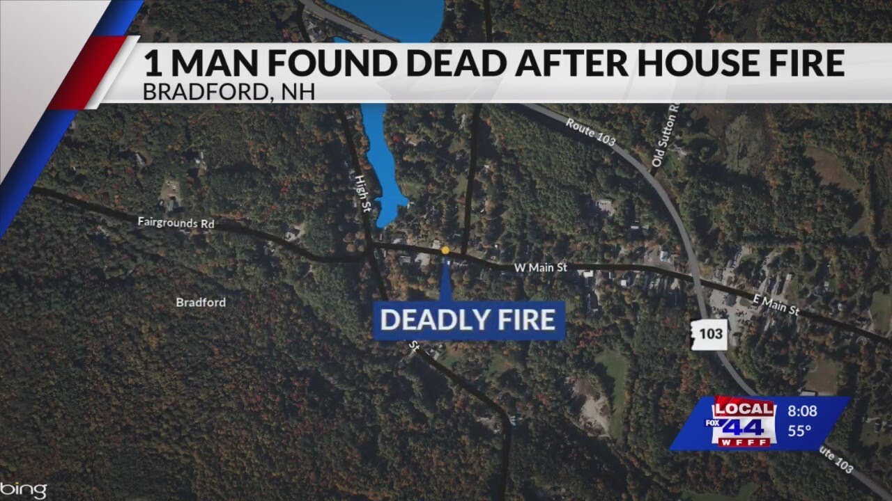 Man found dead after New Hampshire house fire - YouTube
