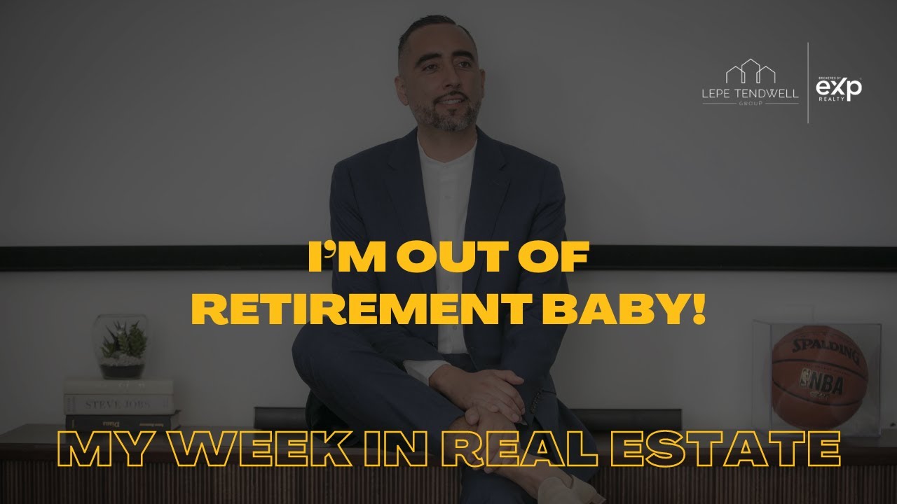 I'm Out of Retirement, Baby! - YouTube