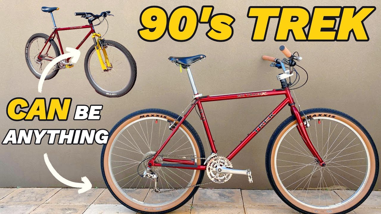 90s TREK Mountain Track XC - One Bike, Two Transformations - YouTube