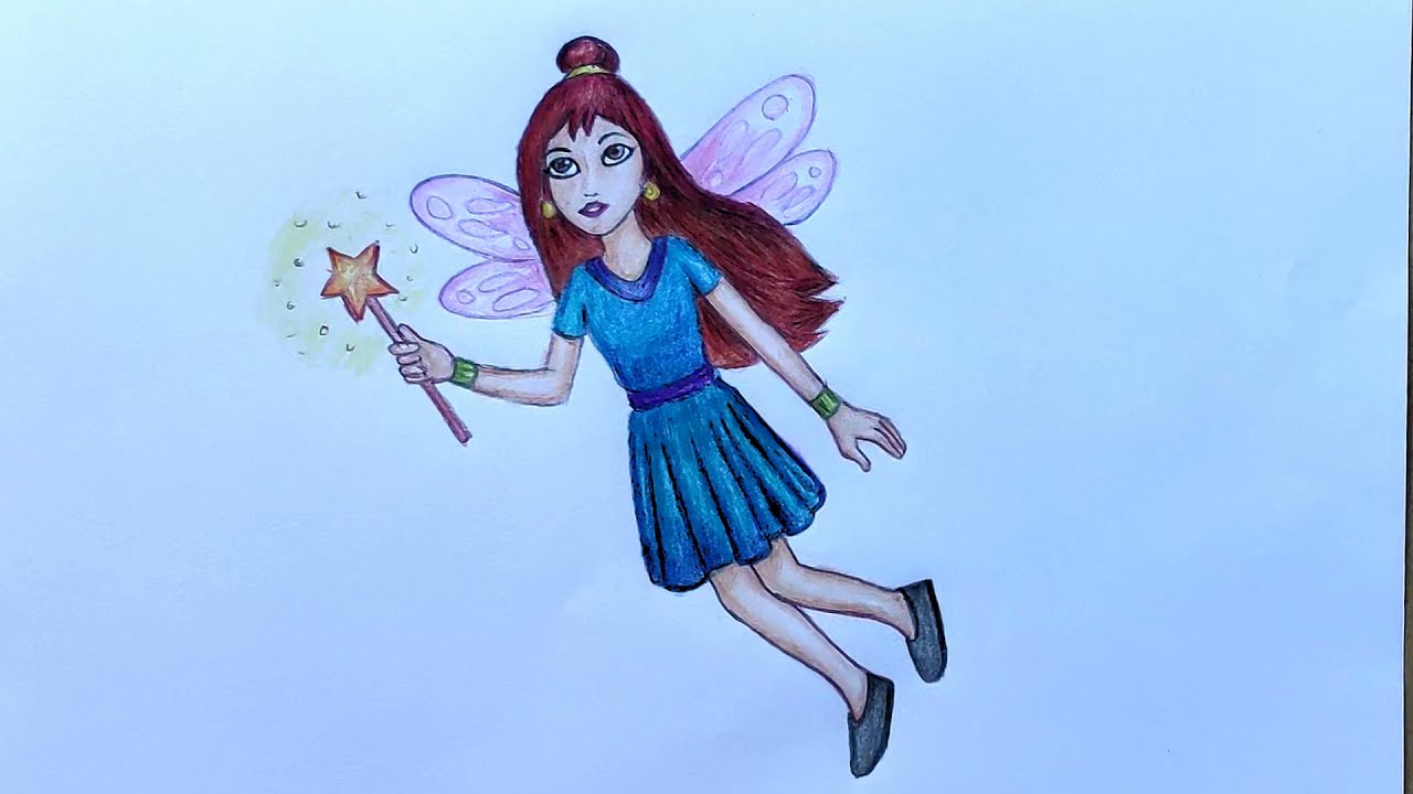 Drawings Of Fairies Flying