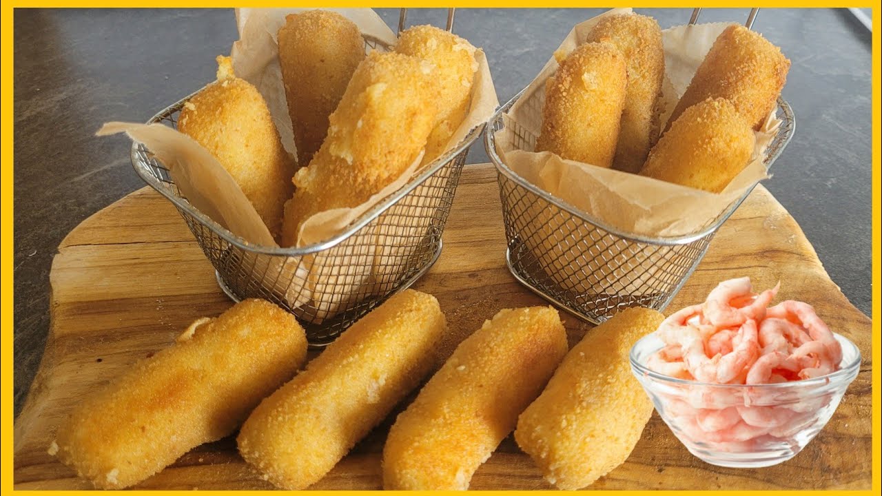 DE BESTE KAAS GARNAAL KROKKETTEN 🧀🦐 | SHRIMPS | RECEPTEN OUM YOUNES ...