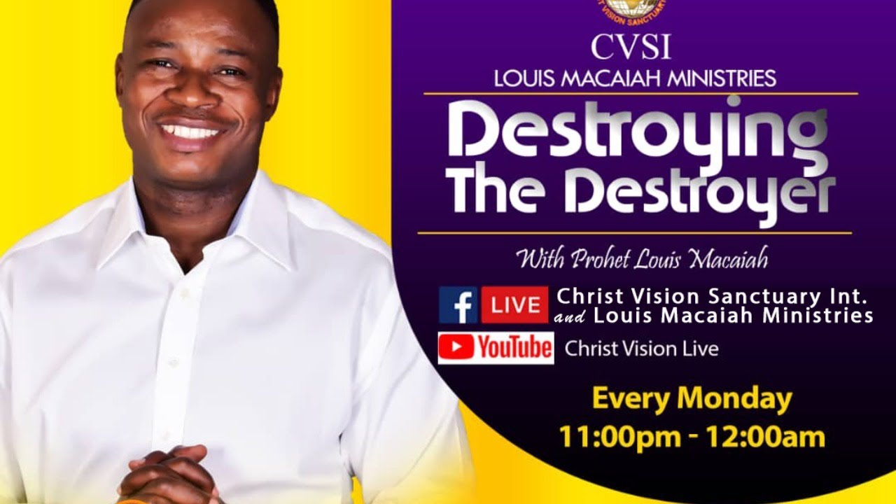 (((LIVE))) DESTROYING THE DESTROYER || 22ND JUNE, 2020 || PROPHET LOUIS ...