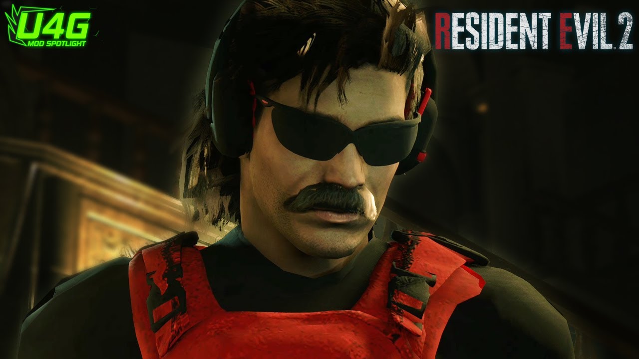 Resident Evil 2 Remake Dr Disrespect Mod Gameplay and Cutscenes 1440p60 ...